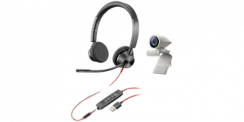 Poly Studio P5 USB HD Webcam Bundle mit Blackwire C3325 Headset